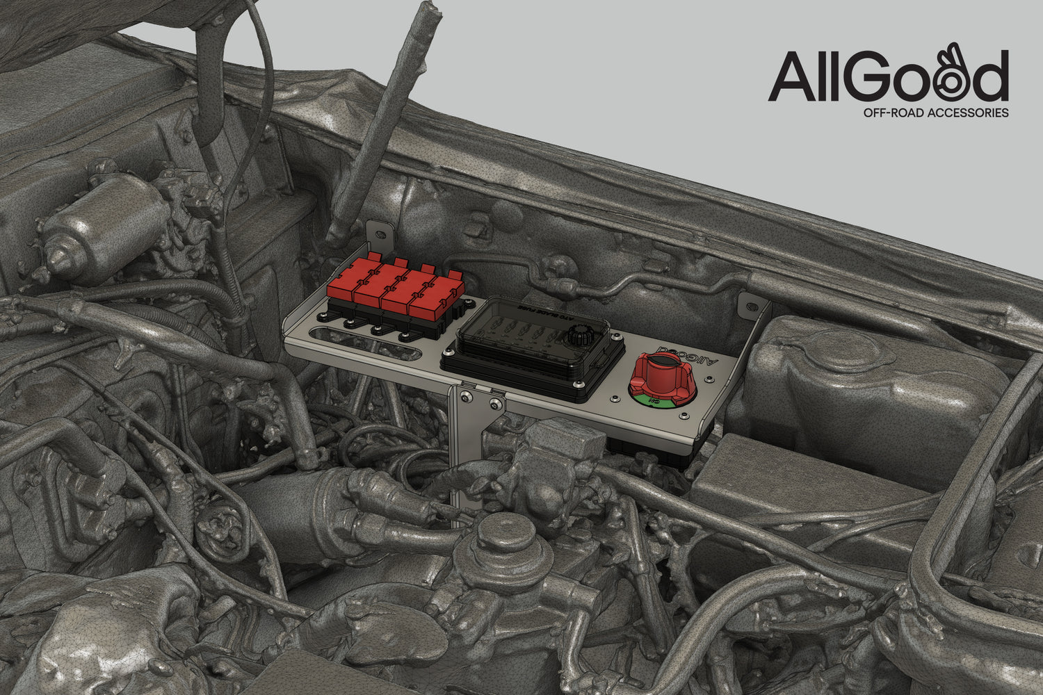 Toyota 80 Series Landcruiser Auxiliary Panel – All Good Off-Road